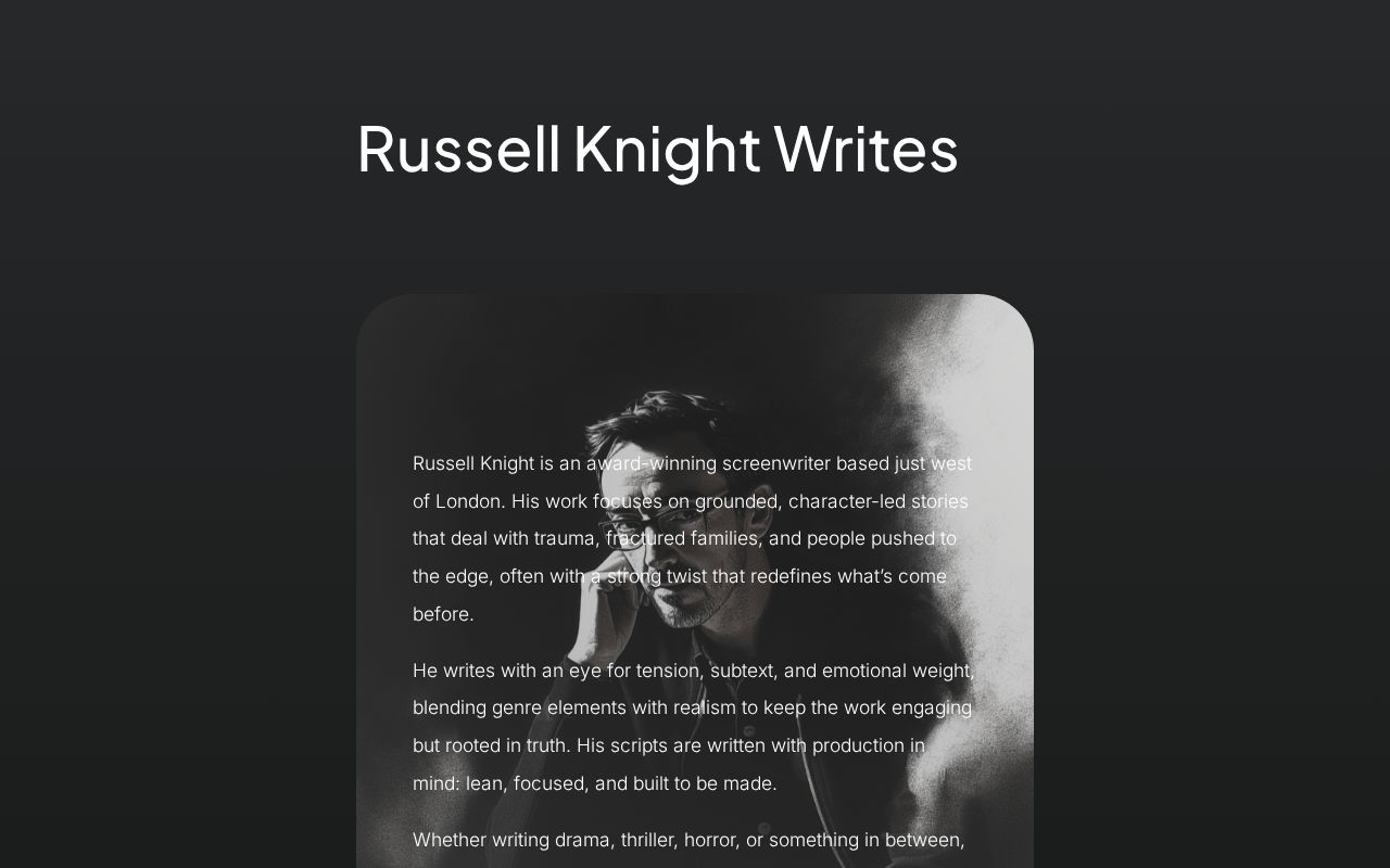 Russell Knight Writes